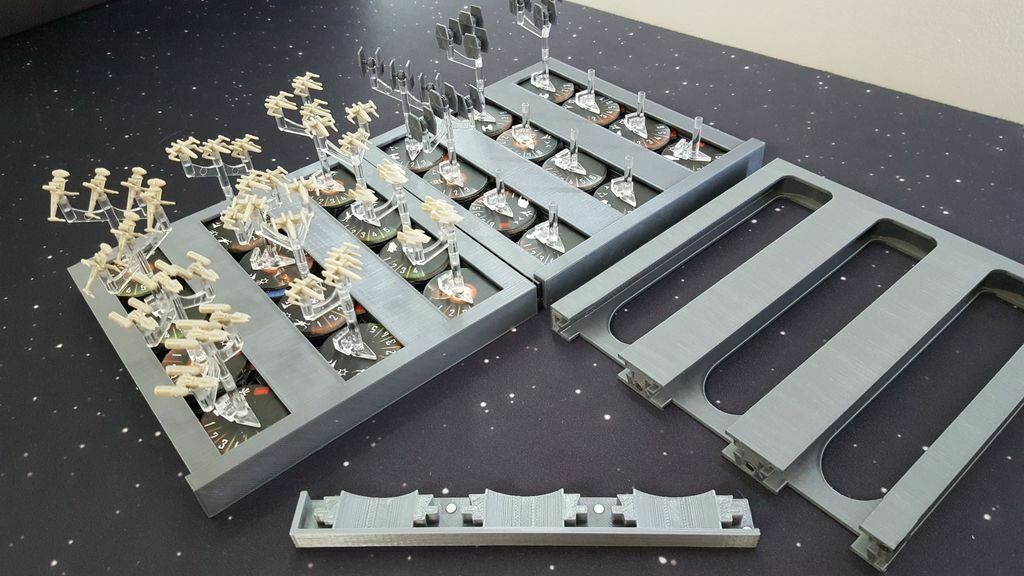 Free 3D file Star Wars Armada Squadron Organizer ⭐・3D printer model to ...