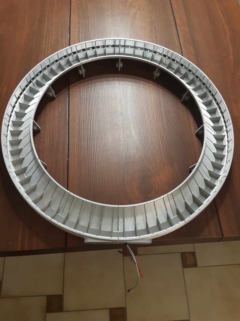 Free 3D file Giant LED clock 🕰️・3D print model to download・Cults