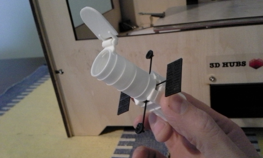 Free 3D file Hubble Space Telescope Parts (with stand)・3D printer model ...