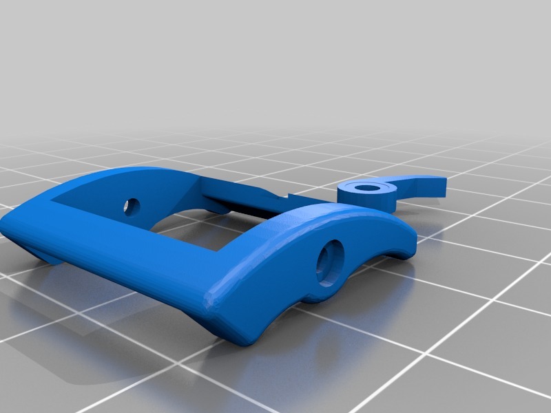 Free 3D file 18 mm watch strap and buckle with leather texture ⌚・Model ...