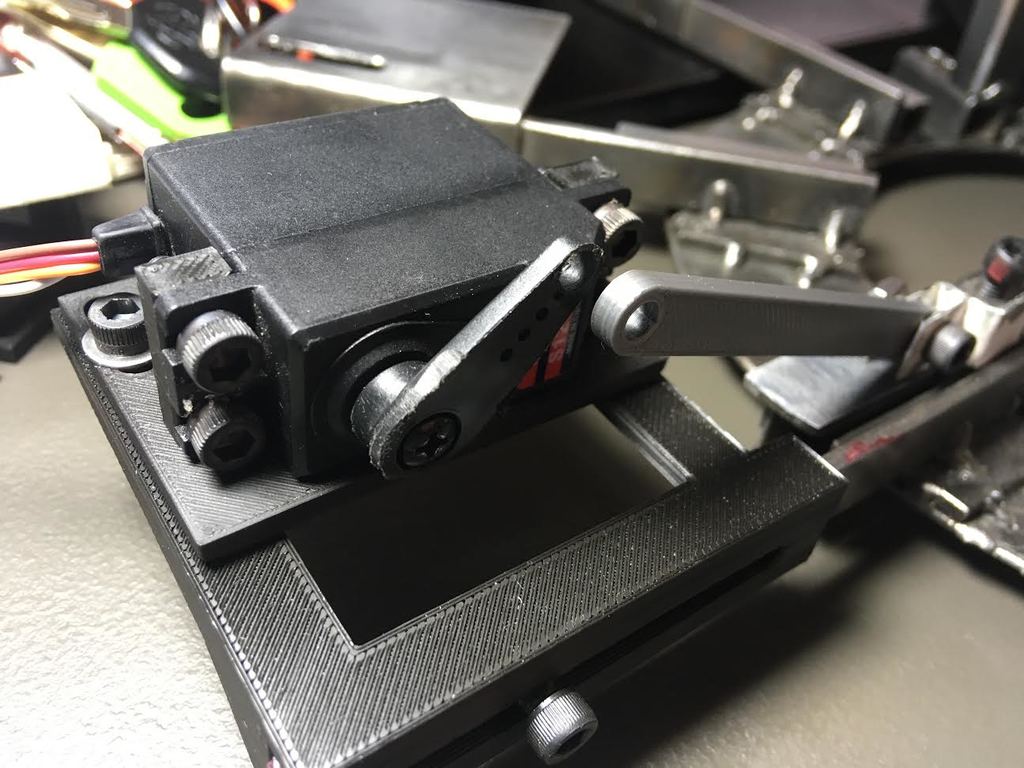 Free 3d File Standard Servo Mounting Bracket・3d Printing Idea To