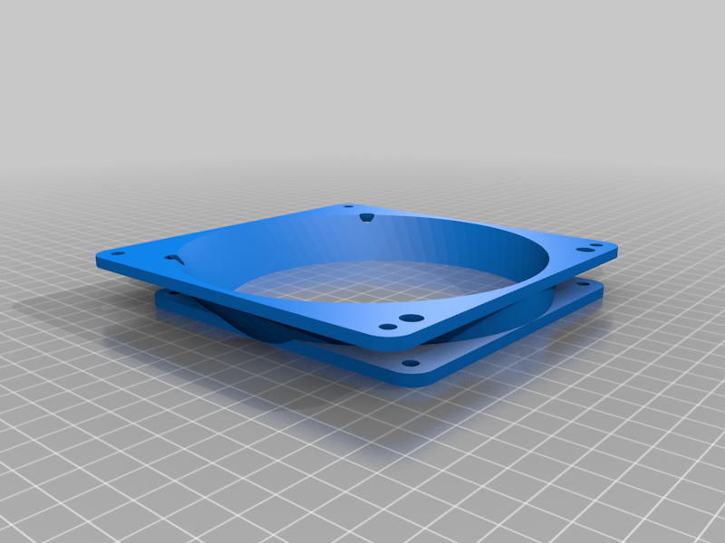 Free 3D file Offset 120mm to 140mm fan adaptor・3D printable object to ...