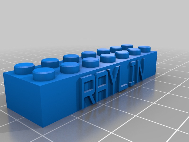 Free 3D file Raylin lego block・3D printing model to download・Cults