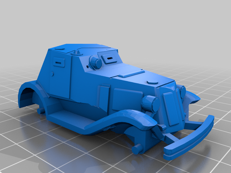 Free 3D file D-8 Armored Car 1/56 1:56 28mm・3D print design to download ...