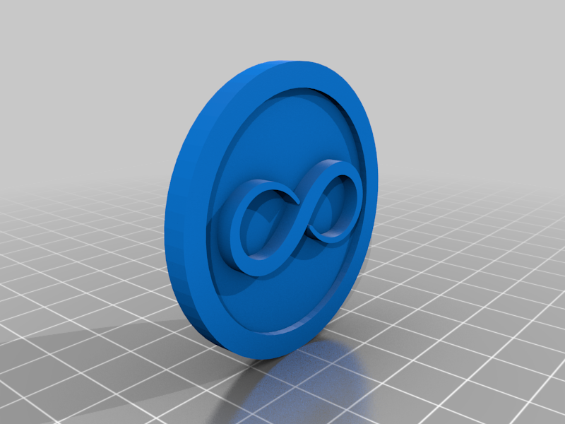 Free 3D file Infinity Coin Double Sided ♾️・3D printer model to download ...