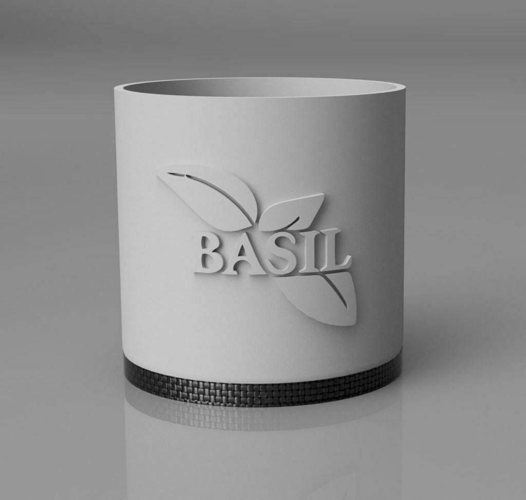 Free 3D file Basil Planter・3D printing idea to download・Cults