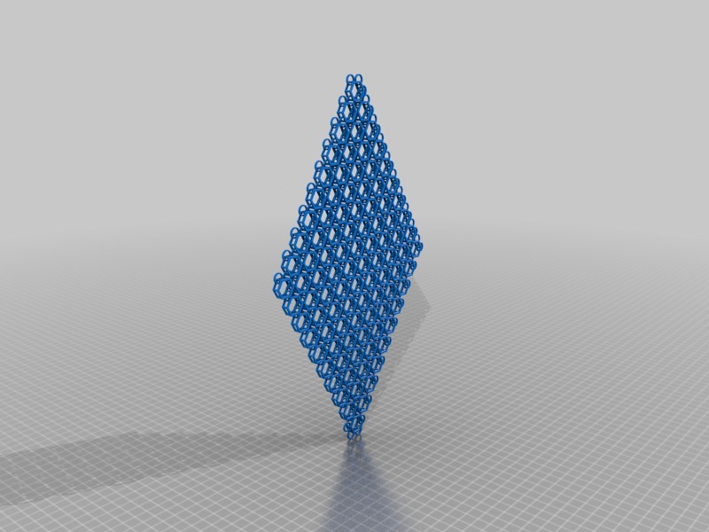 Free 3D file Hexagon Fabric・3D printing idea to download・Cults
