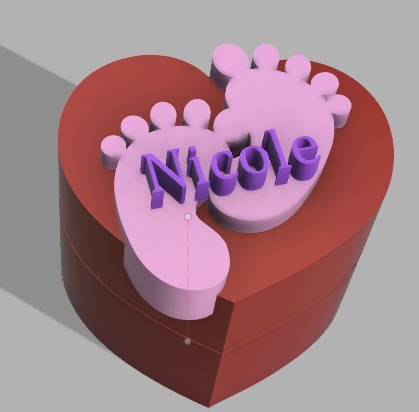 Free 3D file Heart box Nicole・Model to download and 3D print・Cults