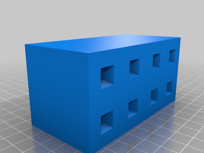 Free 3D file Concrete Block stackable - 1:14 🚚・3D printing idea to download・Cults