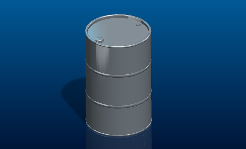 3D-Datei Ölfaß 200l 1:14 🚁 kostenlos・Objekt zum Herunterladen und Drucken in 3D・Cults