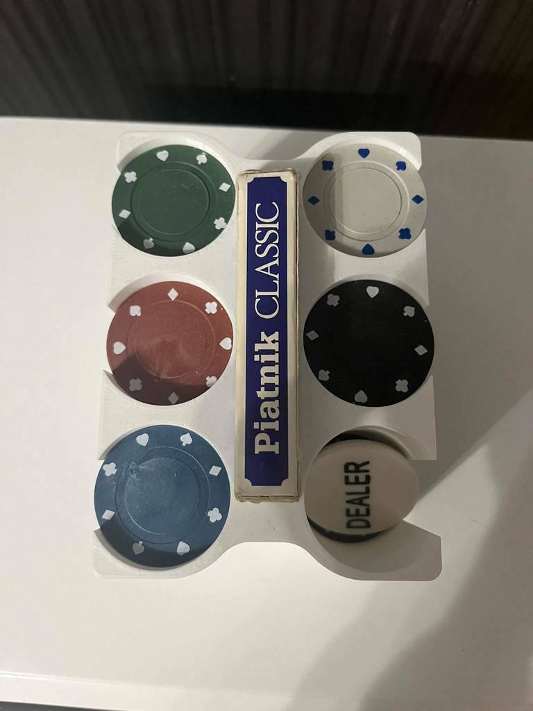 Free 3D file POKER CHIP AND CARD HOLDER 🃏・3D printing template to ...