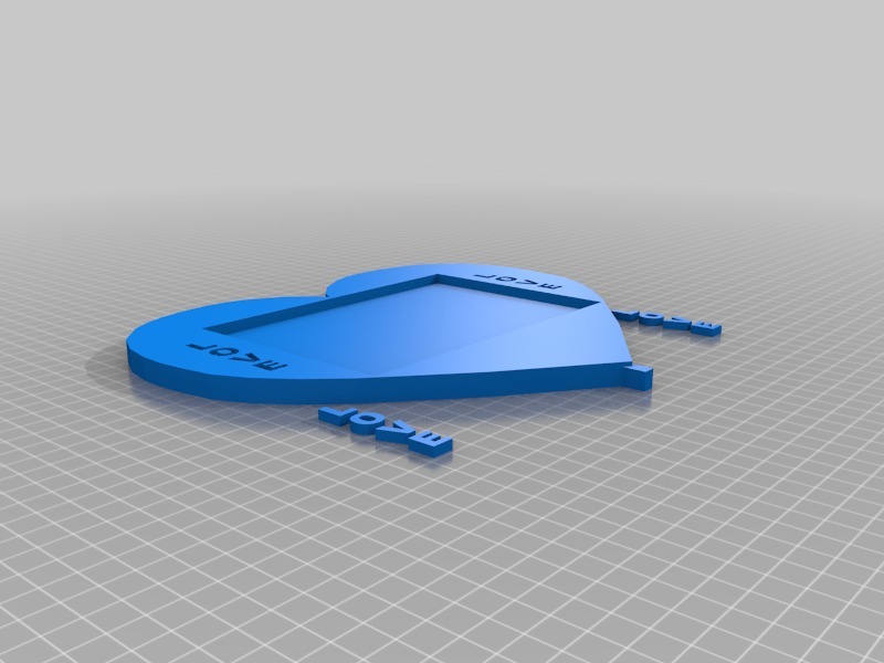 Free 3D file Heart Frame for 4x6 Photo・3D printable model to download・Cults