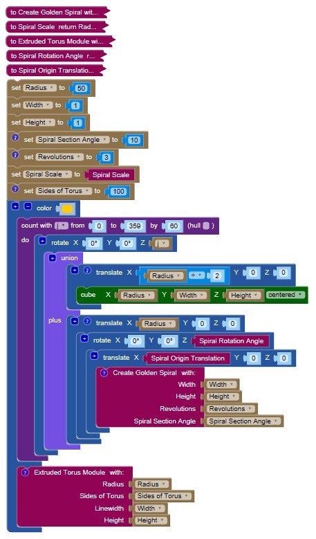 Free 3D file Parametric Golden Spiral Snowflake ️・Template to download ...