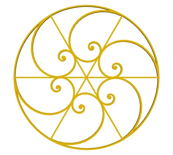 Free 3D file Parametric Golden Spiral Snowflake ️・Template to download ...