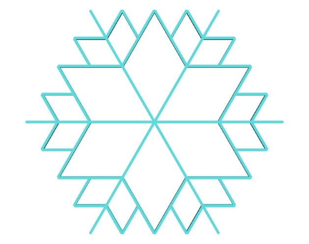 Free 3D file Parametric Fractal Snowflake・Model to download and 3D ...