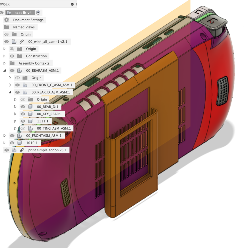 Archivo 3D gratis GPD Win 4 parachoques ventilador・Plan de la impresora ...