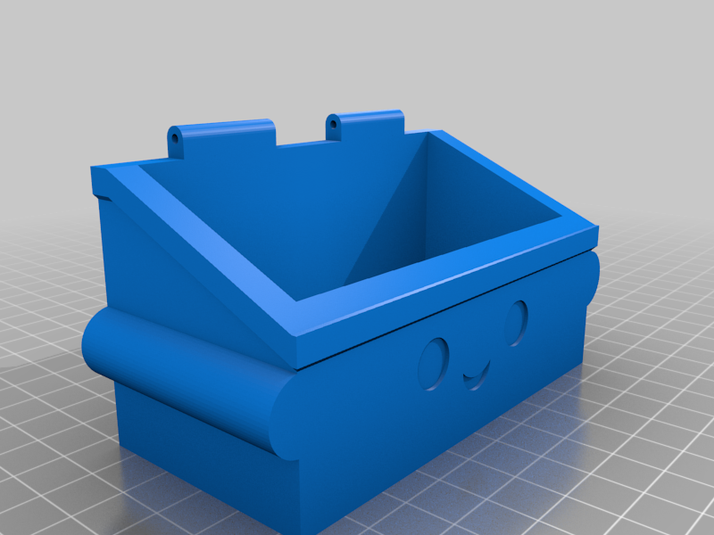 Free 3D file Happy Dumpster with Optional Fire 🔥・Template to download ...