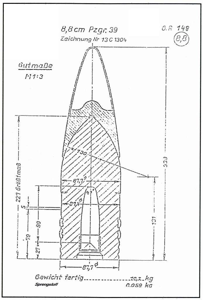 Free 3D file 8,8cm Pzgr.39 🐚・3D printing idea to download・Cults