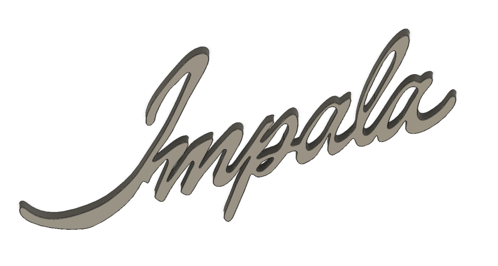 Free 3D file 1969 Impala emblem 🚗・3D printer model to download・Cults