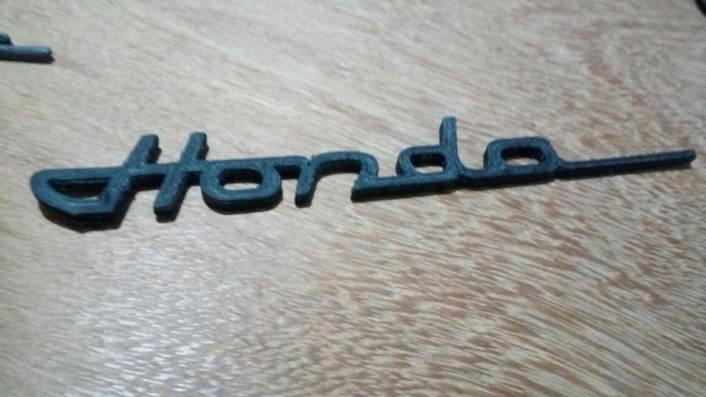 Free 3D file Honda Vintage Emblem・Template to download and 3D print・Cults