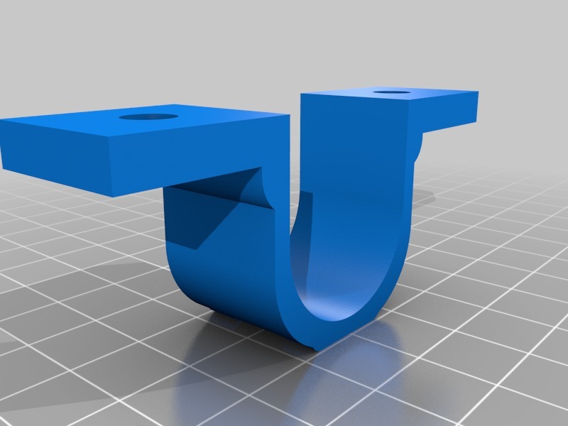 Free 3D file 2-Hole Pipe Strap - for 25mm Pipe・3D printable object to ...