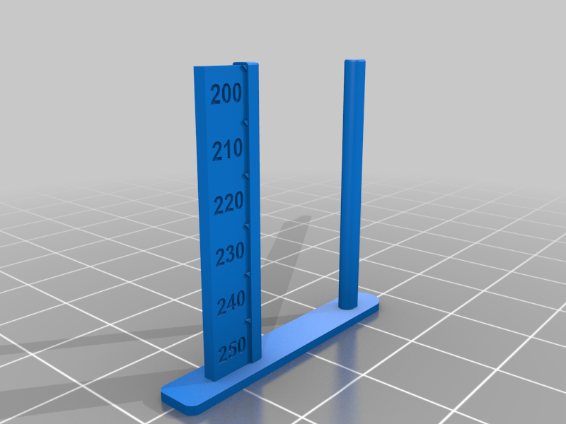 Free 3D file Retraction / Stringing tower test with temperature set 🔧 ...