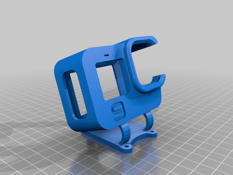Free 3D file project 399 super G Gopro 9 mount 📷・3D printable model to ...