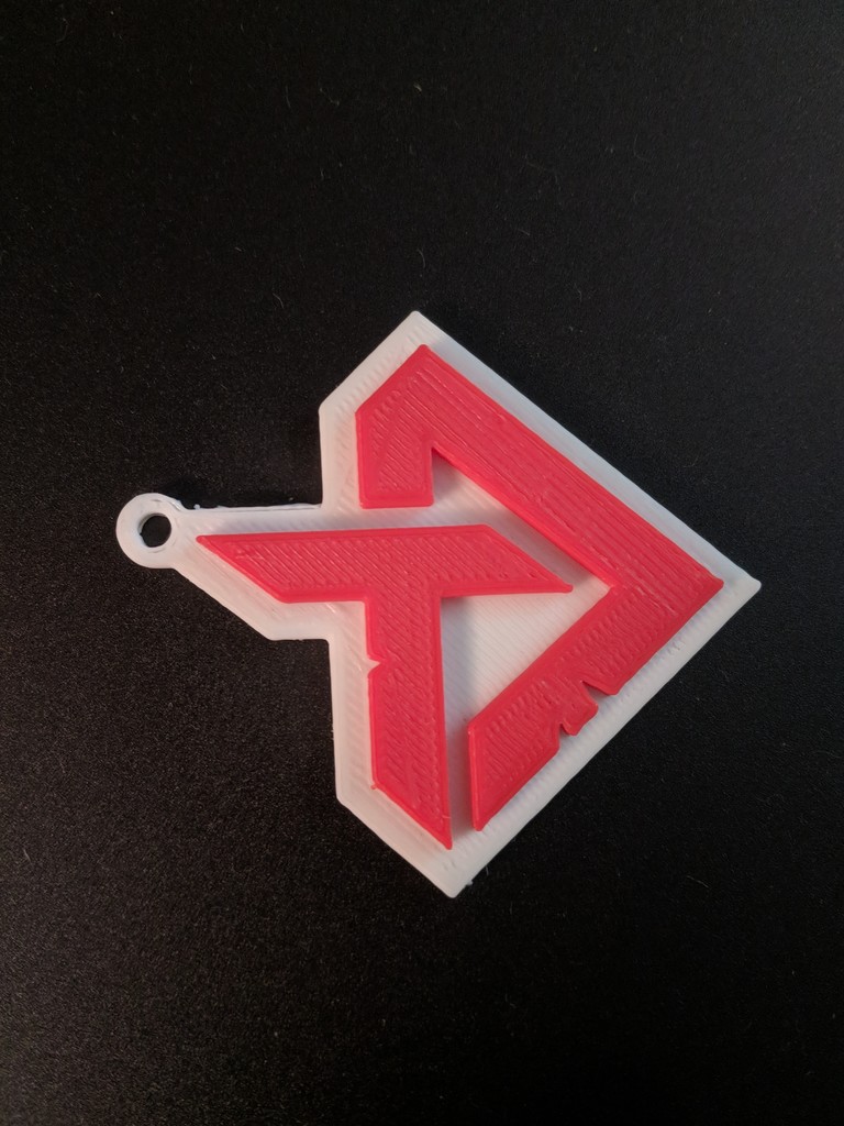 Free 3D file Overwatch League Toronto Defiant Logo Keychain・3D printer ...