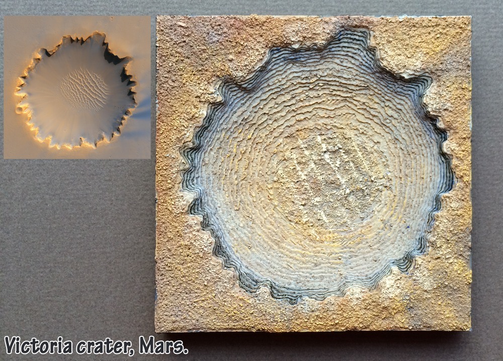 Free 3D file Victoria Crater, Mars・3D printing model to download・Cults