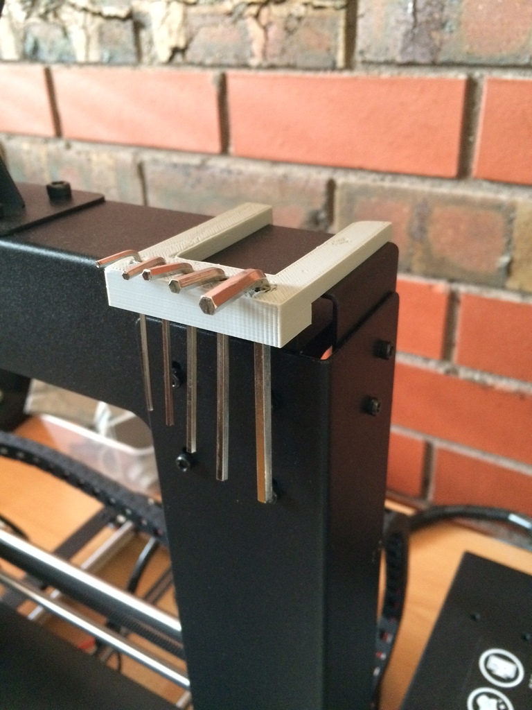 Free 3D file Allen Wrench Holder for Wanhao Duplicator I3 (or Cocoon ...