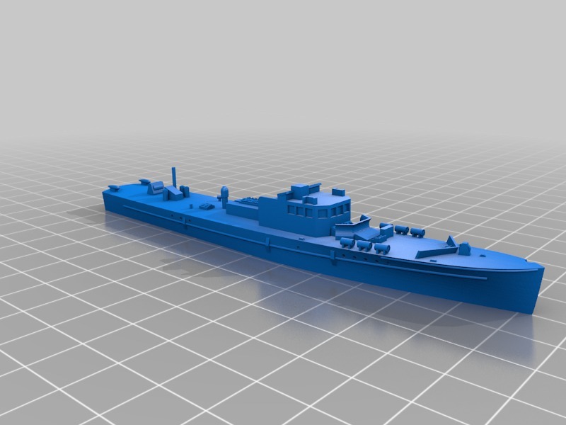 Free 3D file R Boat R-41 (1/300)・3D print model to download・Cults