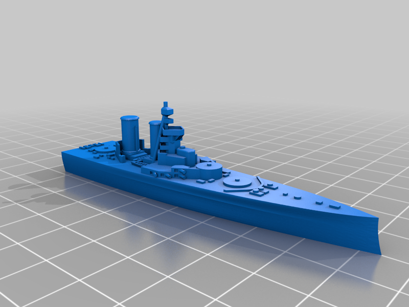 3D-Datei HMS Queen Mary - 1/1500 kostenlos・Design zum 3D-Drucken zum ...