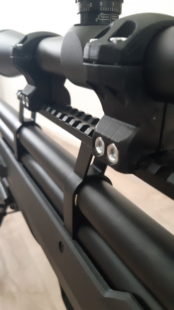 Free 3D file Scope Mounts Picatinny Rail (25,4mm) 🔧・3D printing model ...