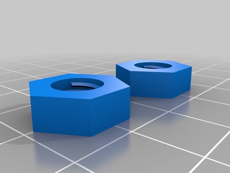 Free 3D file ISO Metric Nut 8mm・3D printer design to download・Cults