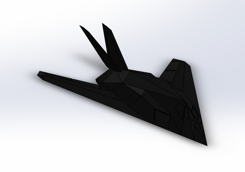Free 3D file F117 Nighthawk・3D printer design to download・Cults