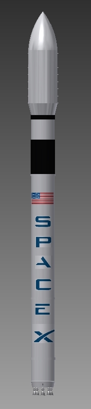 Free 3D file SpaceX Falcon 9 Rocket・3D printing template to download・Cults