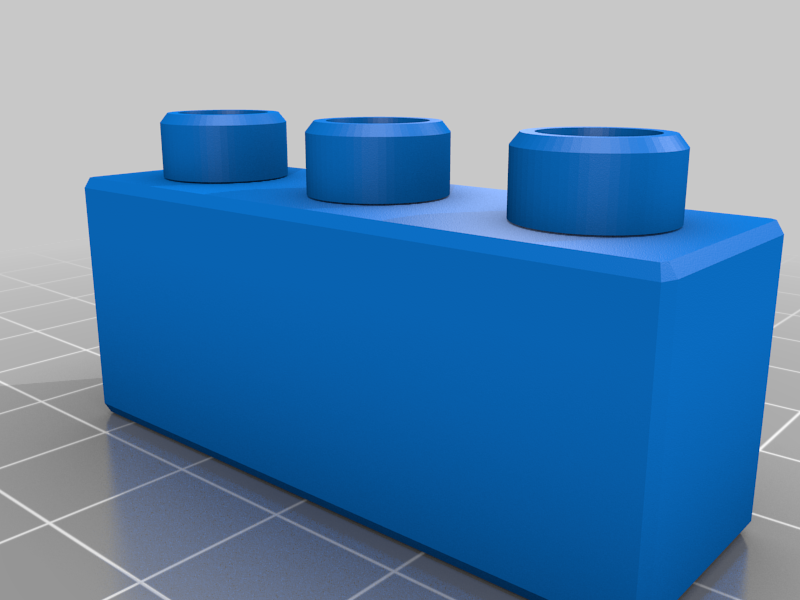 Free 3D file 2x1LegoBlock・Design to download and 3D print・Cults
