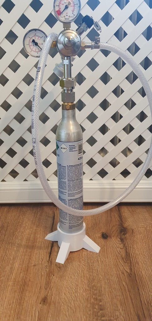 Free 3D file Soda stream gas tube stand・3D print design to download・Cults