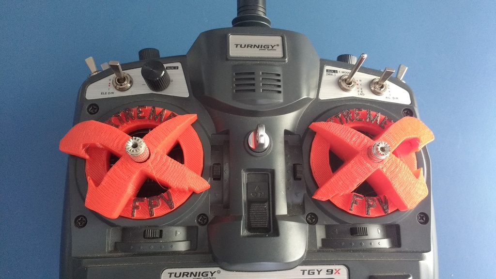 Fichier 3D gratuit [XtremeFPVSpain] Taranis / Turnigy / Futaba Gimbal ...