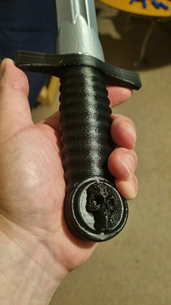 Free 3D file Pirate Dagger Sword remix 160% (395mm tall)・3D printing ...