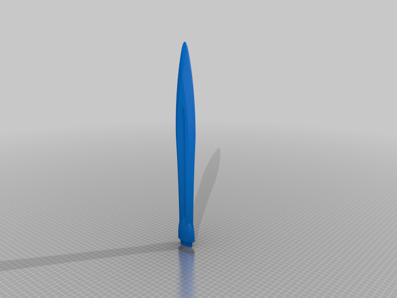 Free 3D file Pirate Dagger Sword remix 160% (395mm tall)・3D printing ...