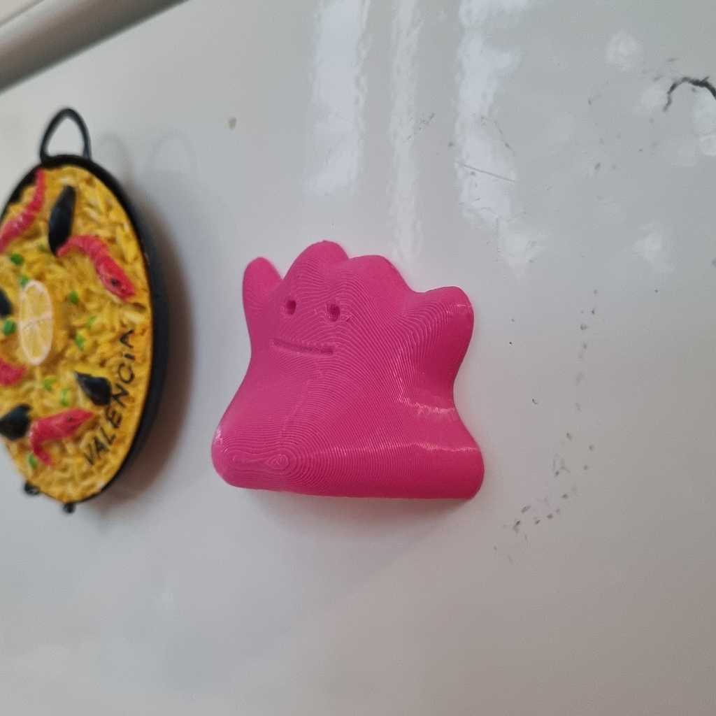 Free 3D file Happy Ditto Fridge Magnet 🧲・3D printer model to download・Cults