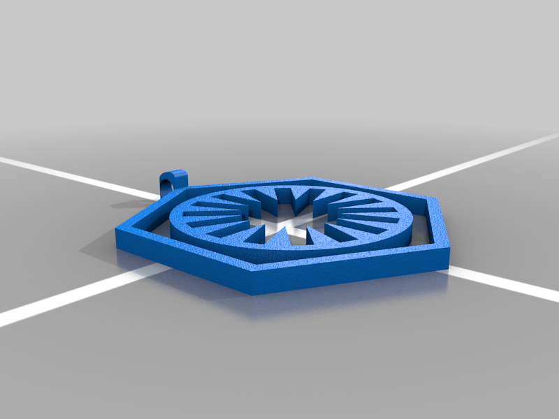 Free 3D file First Order logo medallion - dual color・Object to download ...