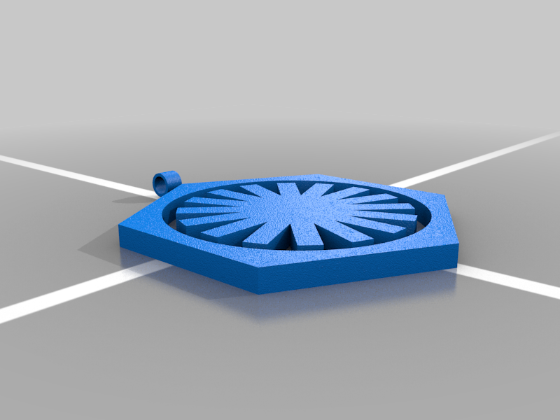 Free 3D file First Order logo medallion - dual color・Object to download ...