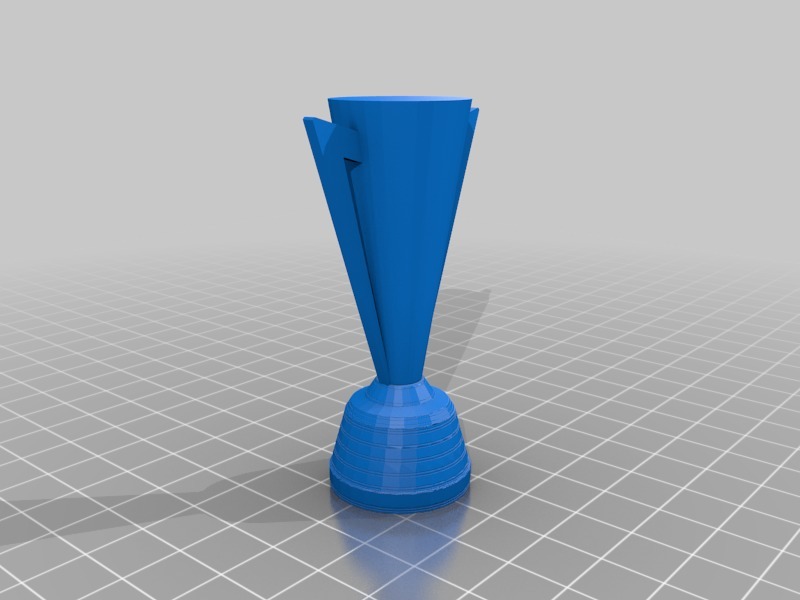 Archivo 3D gratis Trofeo Copa Oro - Modelo sólido・Modelo de impresión ...