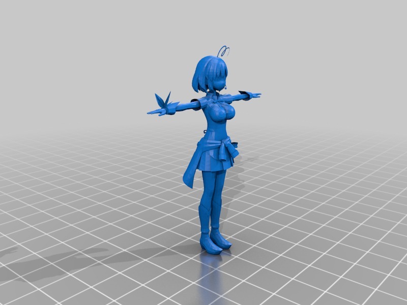 Free 3D file Hyperdimension Neptunia MarvelousAQL・Template to download ...