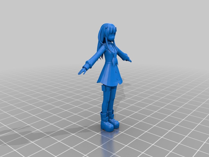 3D-Datei Hyperdimension Neptunia Nepgear kostenlos・Objekt zum ...