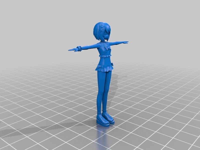 Free 3D file Hyperdimension Neptunia Blanc・Template to download and 3D ...