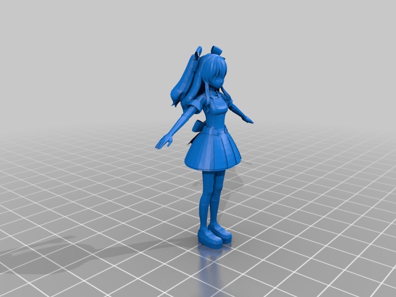 Archivo 3D gratis Hyperdimension Neptunia Uni・Objeto imprimible en 3D ...