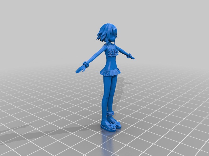 Free 3D file Hyperdimension Neptunia Neptune 👽・Design to download and ...